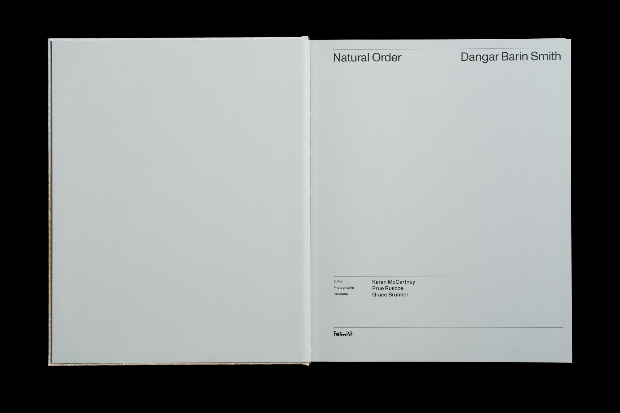 Dangar Barin SmithNatural Order – Formist Editions